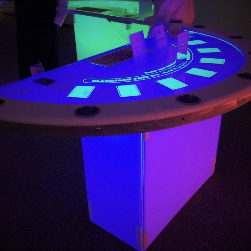 LED Casino Tables